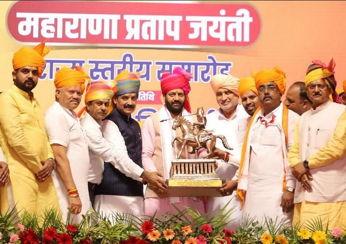 करनाल के सालवन गांव में भव्य तरीके से मनाई गई वीर शिरोमणि महाराणा ...